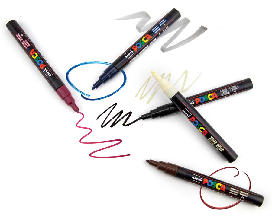 ScrawlrTips | Supply Focus: How To Use POSCA Paint Pens – ScrawlrBox