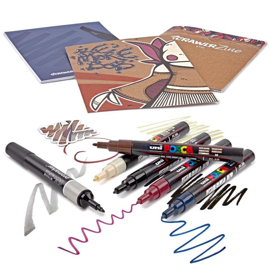 ScrawlrBox #105 - Uni POSCA 3M Paint Markers